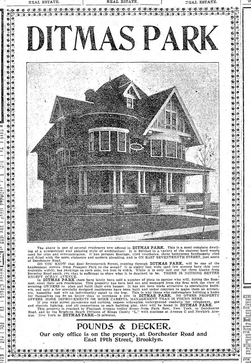 Lewis H. Pounds: The Man Who Named Ditmas Park — Flatbush History