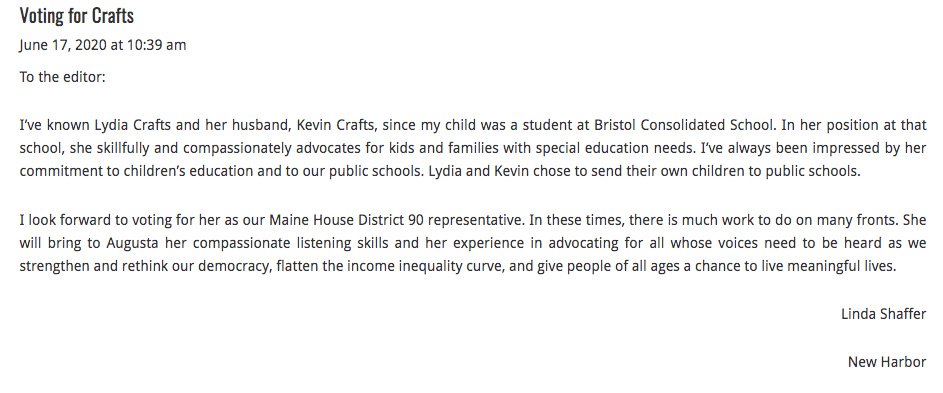 Press — Lydia Crafts