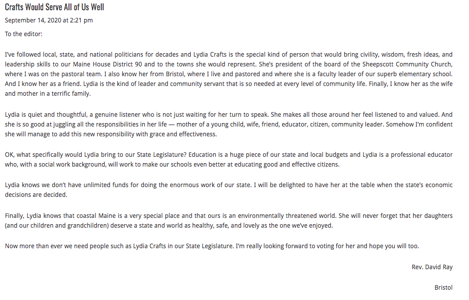 Press — Lydia Crafts