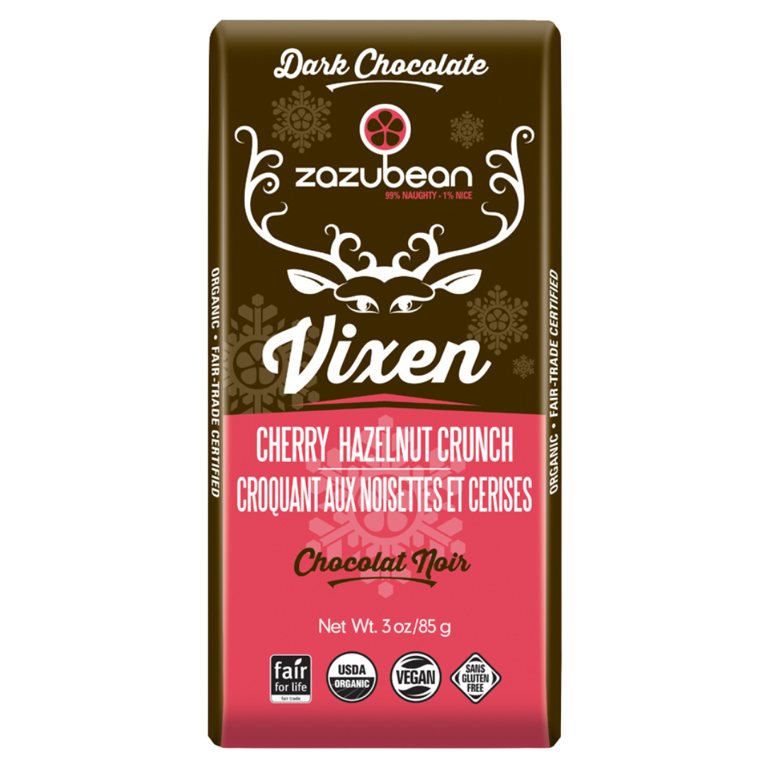 Blitzen (85g bars) — Zazubean Organic Chocolates