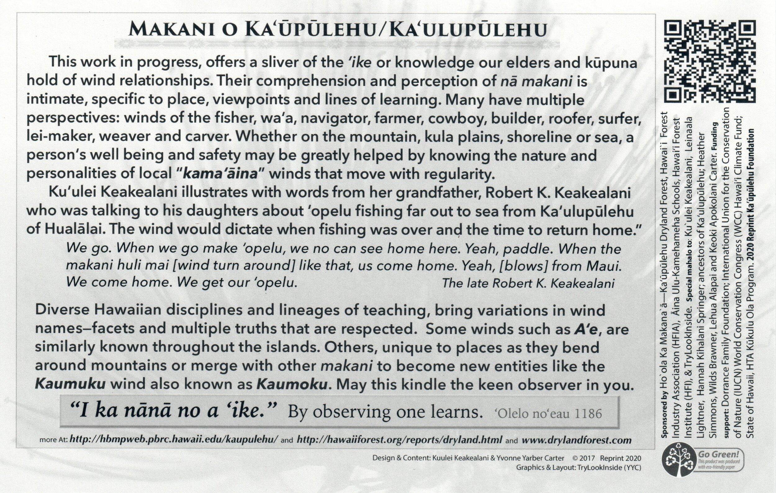 The Winds of Kekaha & The Nā Pe’a Youth Wa‘a Program — Hui Aloha Kiholo