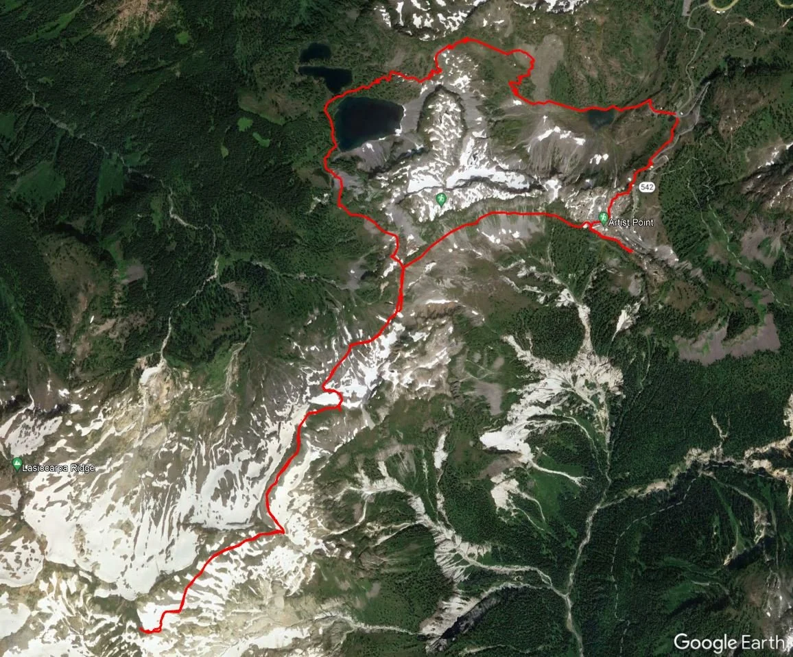 Hiking the Ptarmigan Ridge Trail in Mount Baker-Snoqualmie National ...