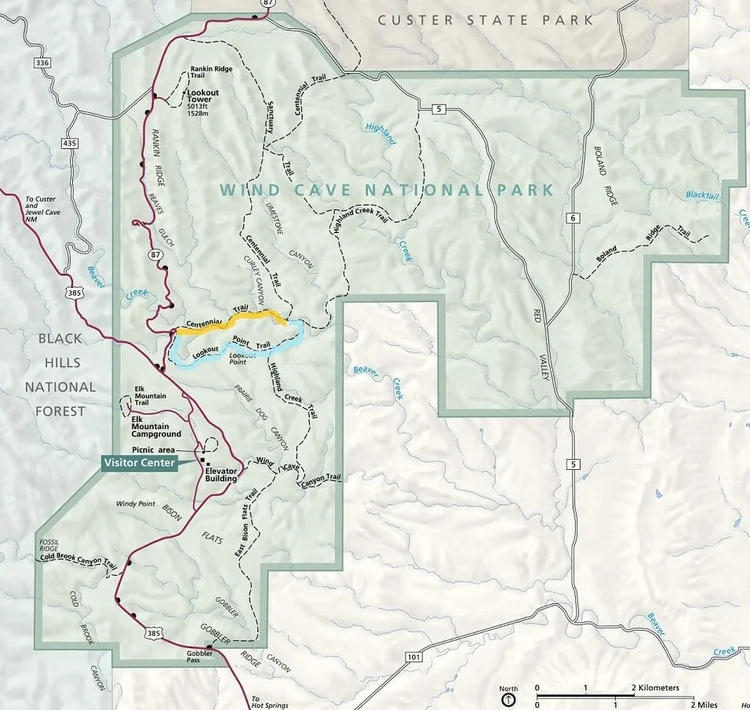 The Best Hike in Wind Cave National Park: The Lookout Point-Centennial ...