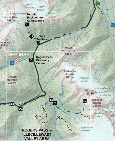 The Hermit Trail in Glacier National Park of Canada — Dirty Shoes ...
