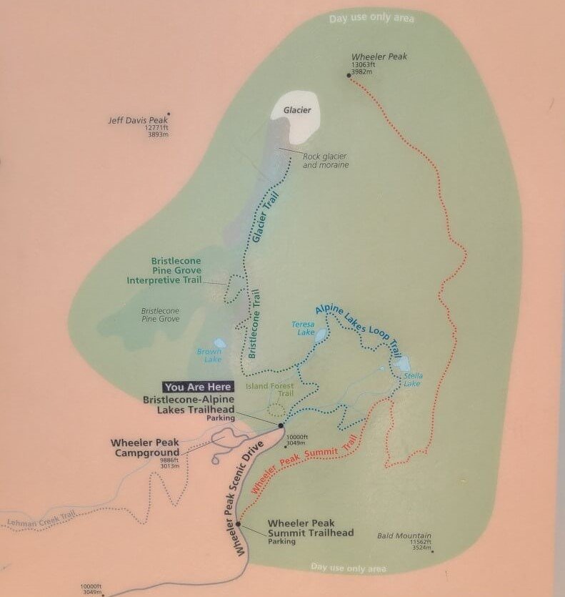 How to Hike to Wheeler Peak in Great Basin National Park (Map, Tips ...