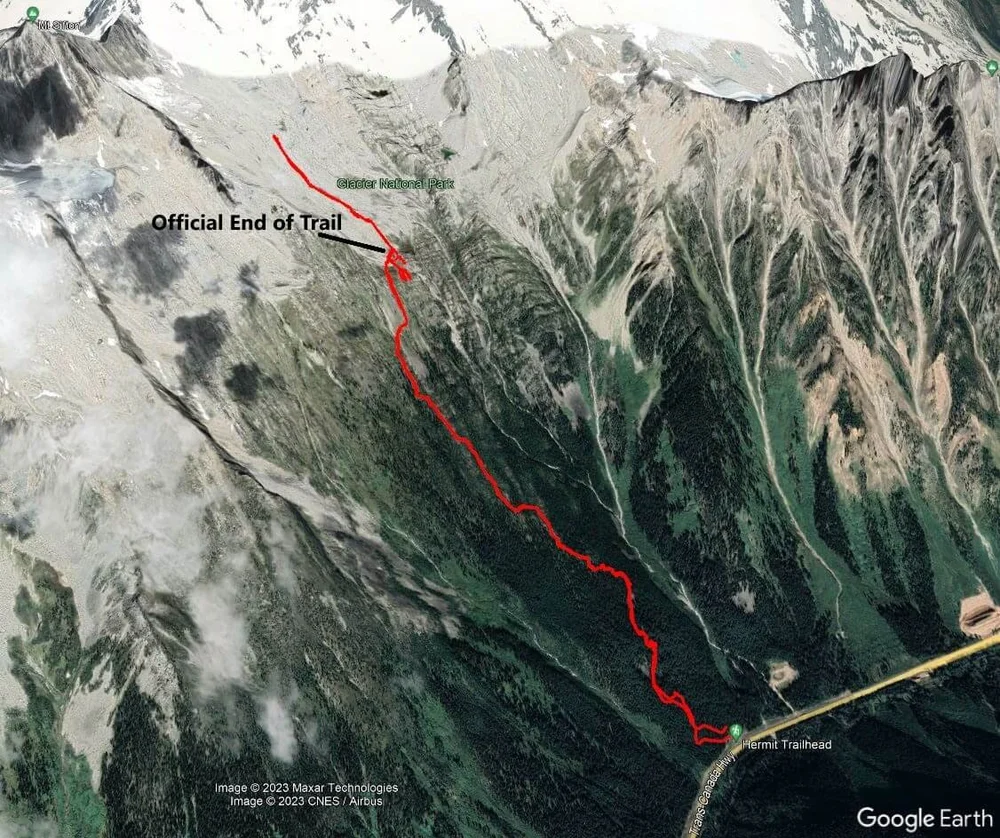 The Hermit Trail in Glacier National Park of Canada — Dirty Shoes ...