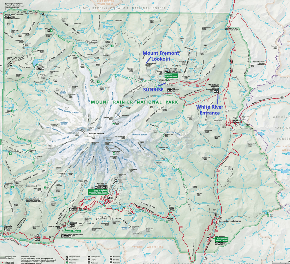 The Mount Fremont Lookout Trail in Mount Rainier National Park: The ...
