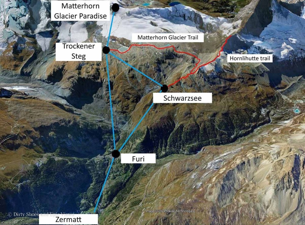 The Matterhorn Glacier Trail in Zermatt, Switzerland: Complete Trail ...