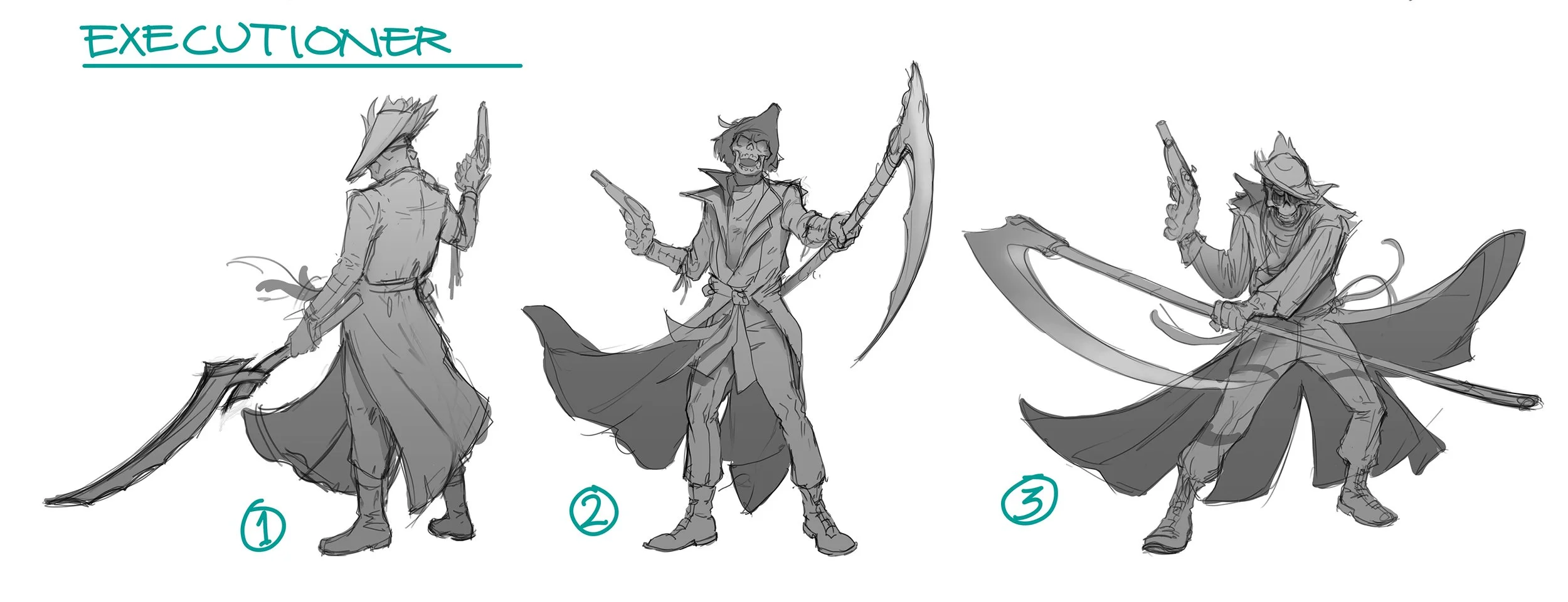 Bastion & Executioner Class Art — Vicious Squid Games