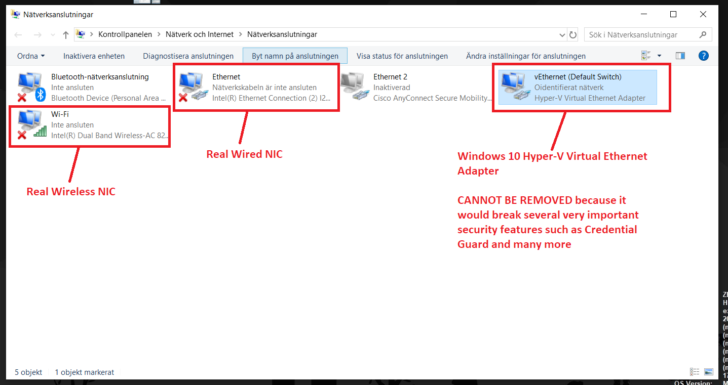 Hyper v virtual ethernet adapter Hyper v virtual ethernet adapter