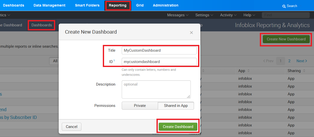 Infoblox Reporter Custom Dashboards — WIRES AND WI.FI