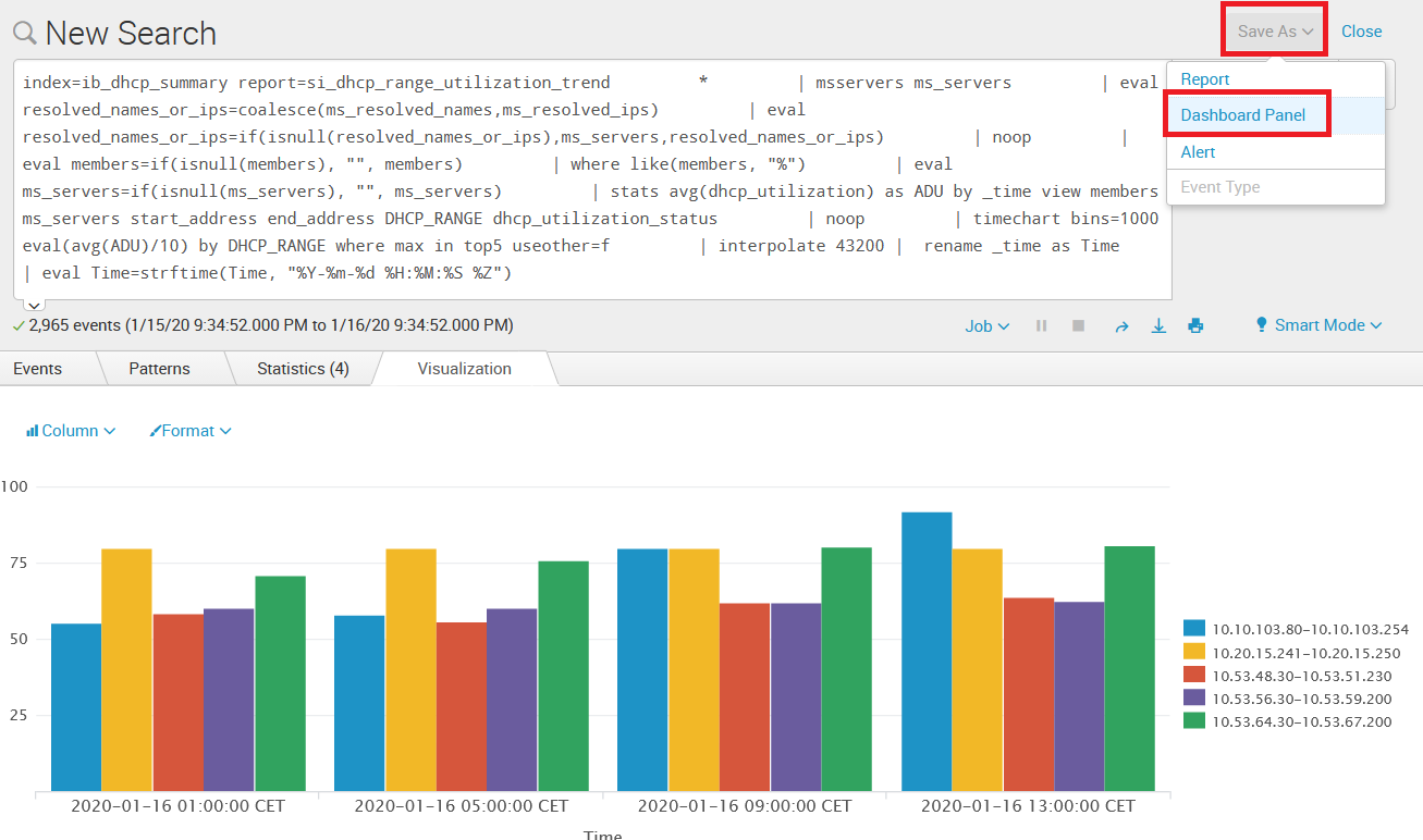 Infoblox Reporter Custom Dashboards — WIRES AND WI.FI