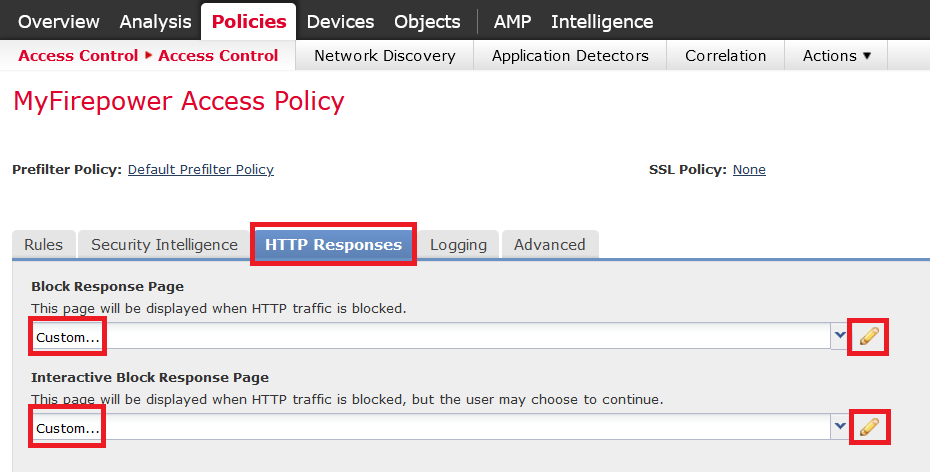 Firepower URL Blocking page setup and management — WIRES AND WI.FI