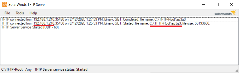 Cisco Mobility Express - Image management using TFTP-server — WIRES AND ...