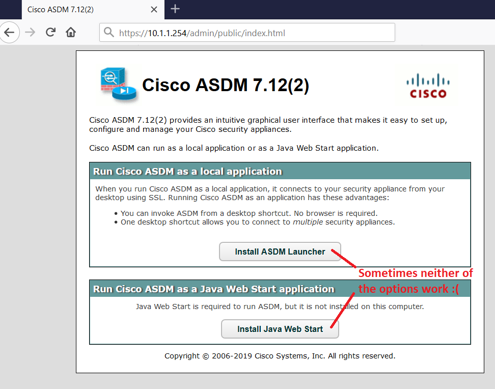 Running ASDM from an ASA when Java is being picky — WIRES AND WI.FI