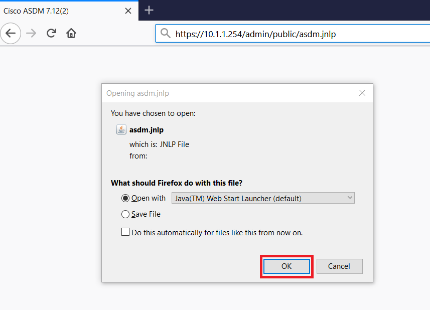 Running ASDM from an ASA when Java is being picky — WIRES AND WI.FI