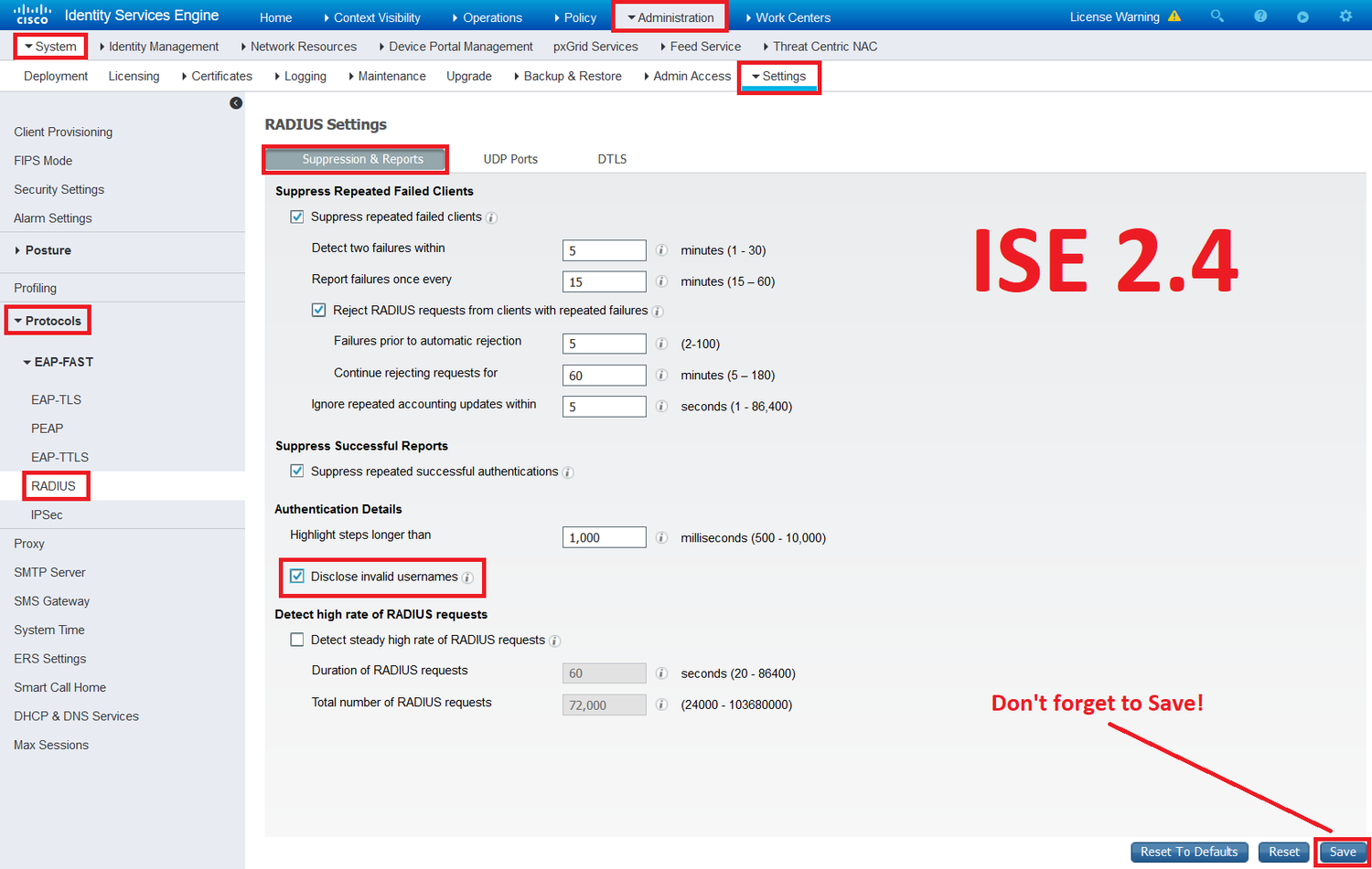 Cisco ISE - General Good Practices — WIRES AND WI.FI