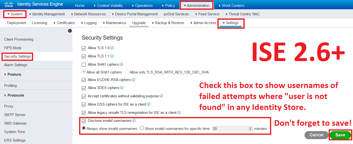 Cisco ISE - General Good Practices — WIRES AND WI.FI