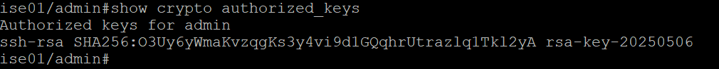 Cisco ISE - Public Key Authentication for SSH access — WIRES AND WI.FI
