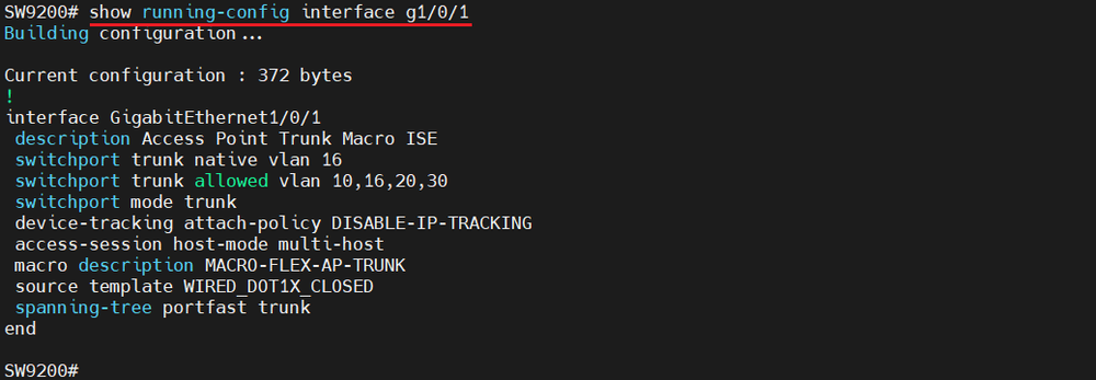 Cisco ISE - FlexConnect Access Point Auto Smartport Trunk via Macro ...