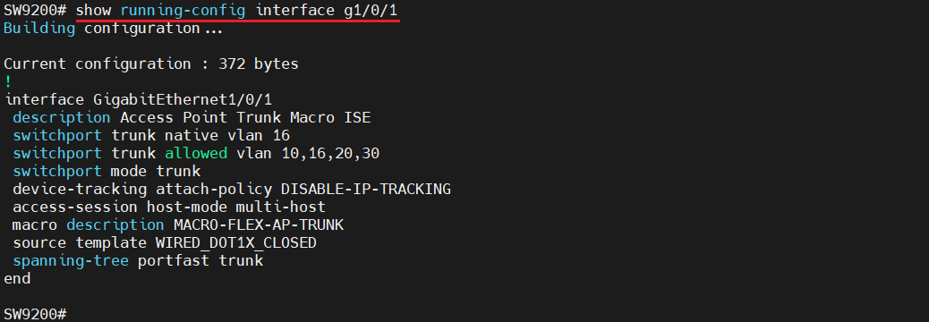 Cisco ISE - FlexConnect Access Point Auto Smartport Trunk via Macro Configuration — WIRES AND WI.FI