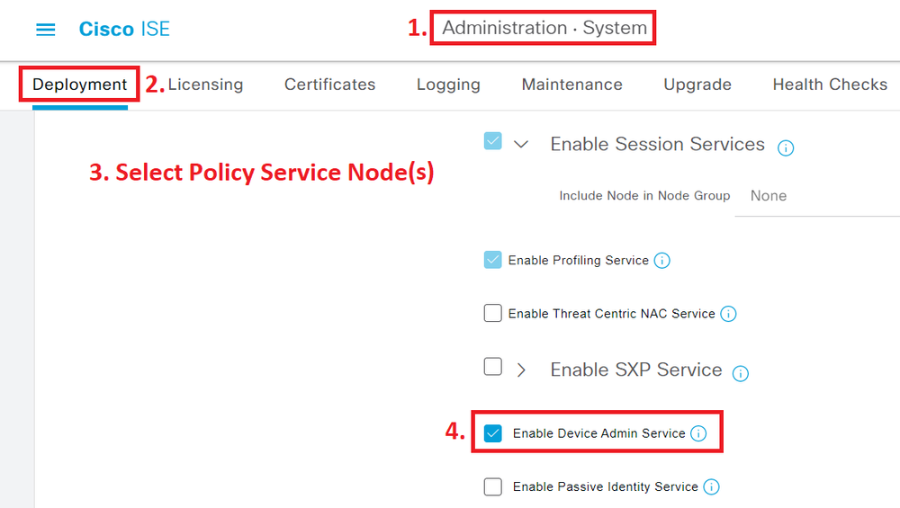 Cisco ISE - Configuring TACACS+ Authentication for Device ...