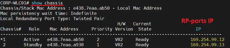 Cisco WLC 9800 - High Availability SSO RMI + RP Configuration (CLI) — WIRES AND WI.FI