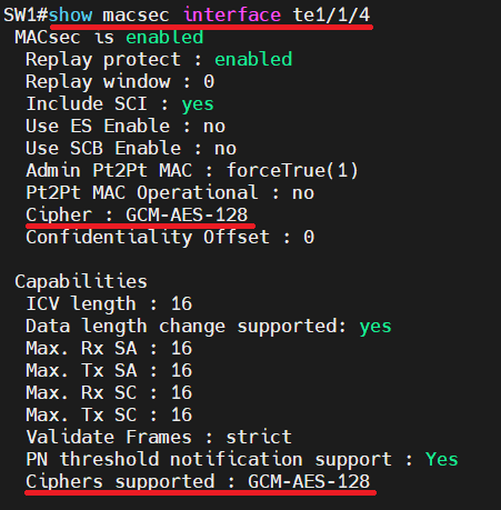 Cisco MACSec Switch-to-Switch Configuration using Pre-Shared Key between IOS-XE and IOS — WIRES ...