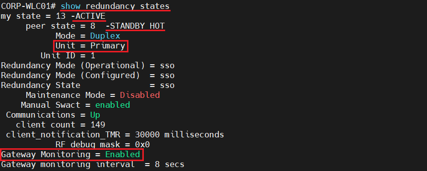 Cisco WLC 9800 - High Availability SSO RMI + RP Configuration (CLI) — WIRES AND WI.FI