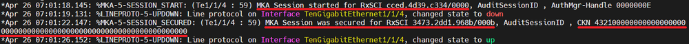 Cisco MACSec Switch-to-Switch Configuration using Pre-Shared Key between IOS-XE and IOS — WIRES ...