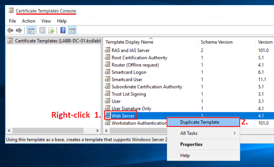 Cisco RadSec Part 2 - RadSec Certificate Template using Microsoft AD Certificate Services ...