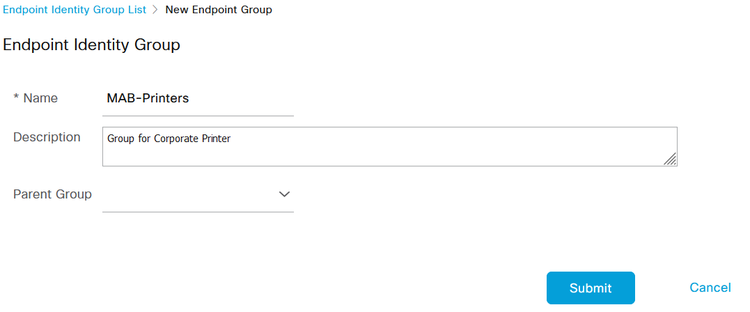 Cisco ISE - Managing MAC addresses and Endpoint Identity Groups for MAB ...