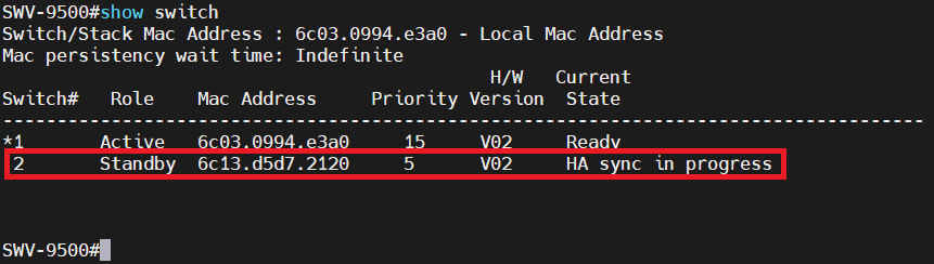 StackWise Virtual Switch Replacement (Standby Failed) — WIRES AND WI.FI