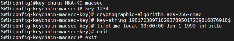 Cisco MACSec Switch-to-Switch Configuration using Pre-Shared Key on IOS ...