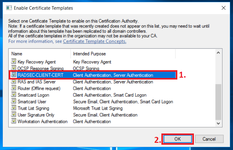Cisco RadSec Part 2 - RadSec Certificate Template using Microsoft AD ...