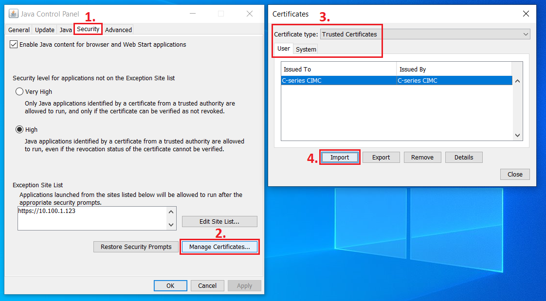 Cisco ISE - SNS server Java-based KVM - "Application Blocked By Java ...