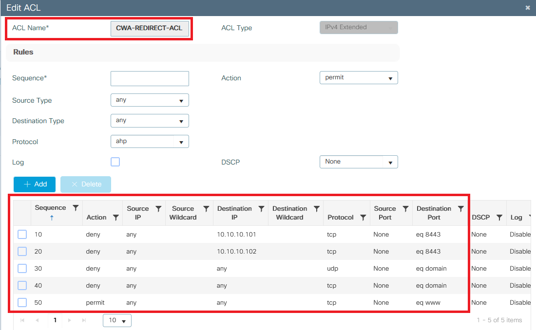 Cisco WLC 9800 - CWA Redirect ACL for ISE Guest Access — WIRES AND WI.FI