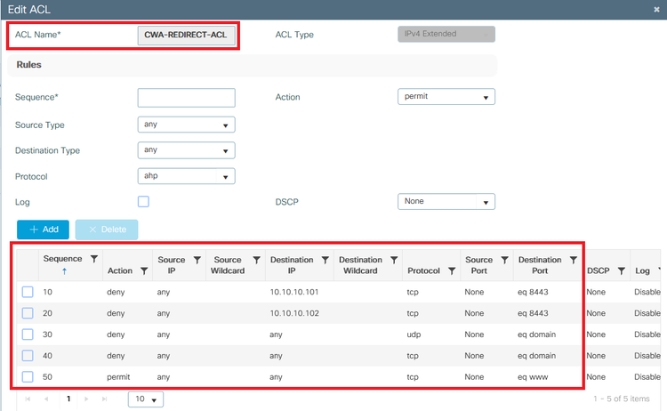 Cisco WLC 9800 - CWA Redirect ACL for ISE Guest Access — WIRES AND WI.FI