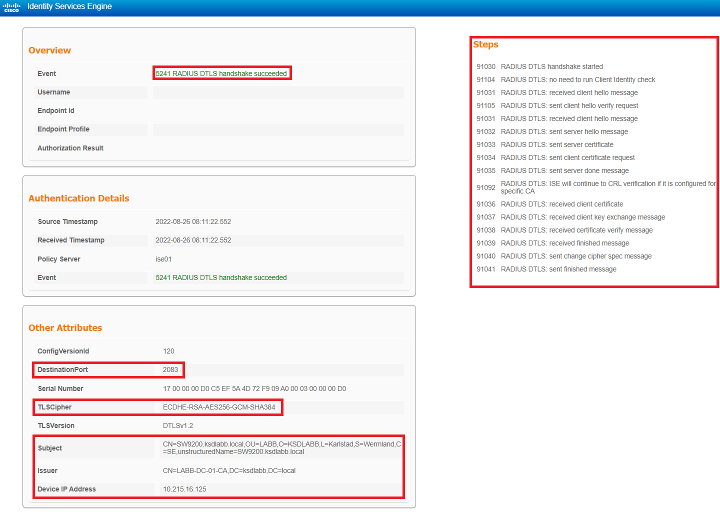 Cisco RadSec Part 7 - Testing, Troubleshooting and Show Commands ... Cisco RadSec Part 7 - Testing, Troubleshooting and Show Commands ...