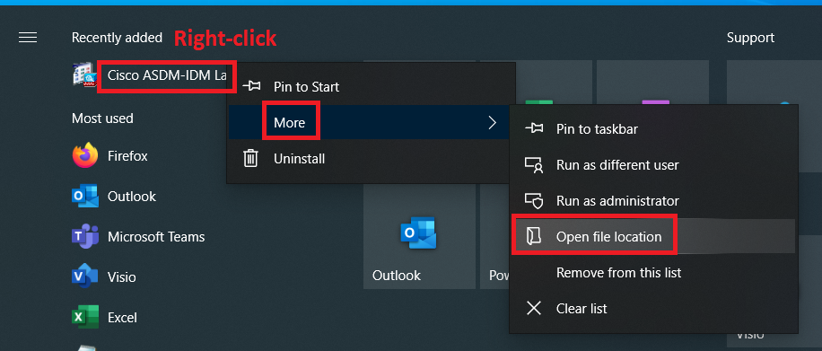 Cisco ASDM - "This app can't run on your PC" fix — WIRES AND WI.FI