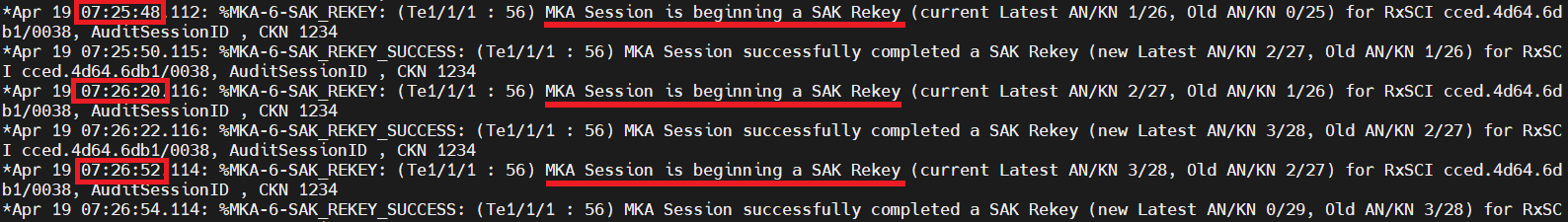 Cisco MACSec Switch-to-Switch Configuration using Pre-Shared Key on IOS ...