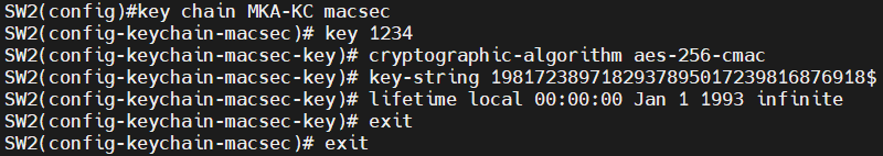 Cisco MACSec Switch-to-Switch Configuration using Pre-Shared Key on IOS ...