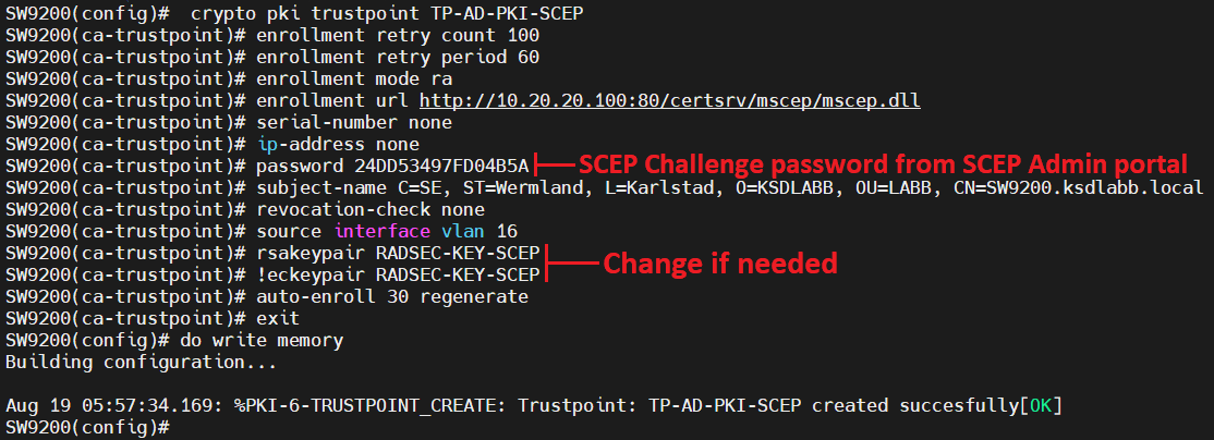 Cisco RadSec Part 4 - Cisco Device SCEP Certificate Enrollment — WIRES AND WI.FI