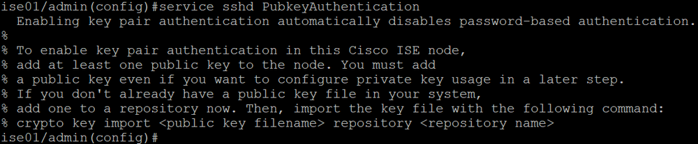 Cisco ISE - Public Key Authentication for SSH access — WIRES AND WI.FI