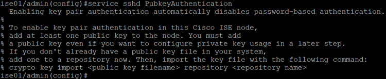 Cisco ISE - Public Key Authentication for SSH access — WIRES AND WI.FI