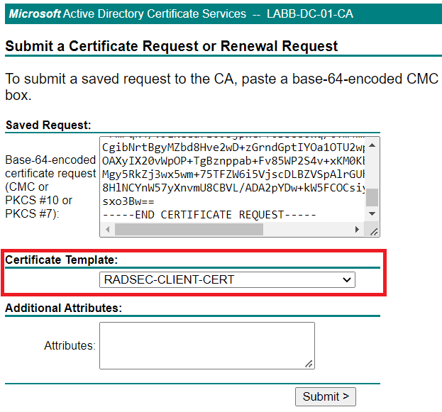 Cisco RadSec Part 2 - RadSec Certificate Template using Microsoft AD ...