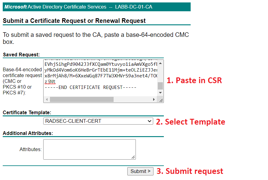 Cisco RadSec Part 3 - Cisco Device Manual Certificate Enrollment ...