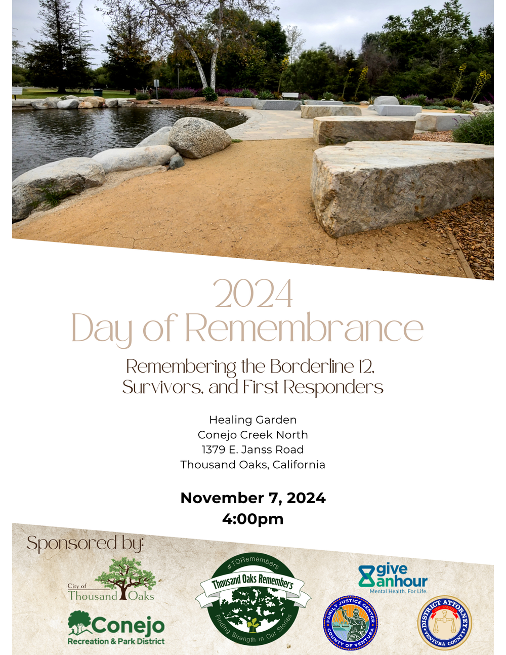 Annual Day of Remembrance — THOUSAND OAKS REMEMBERS