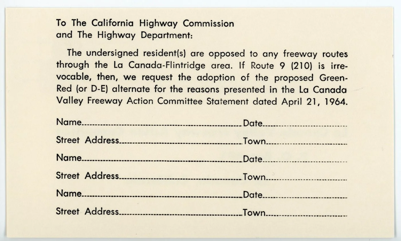 The 210 Freeway in La Cañada — Lanterman House