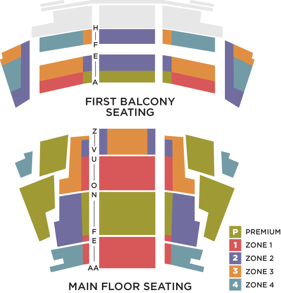 Seating Map — Calgary Opera